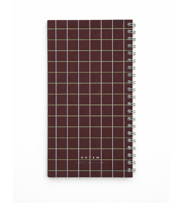 Notem Studio LUCA Weekly Planner – Black Check